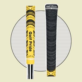 Golf Pride New Decade MultiCompound Cord Yellow .600 Round Grip | Golf ...